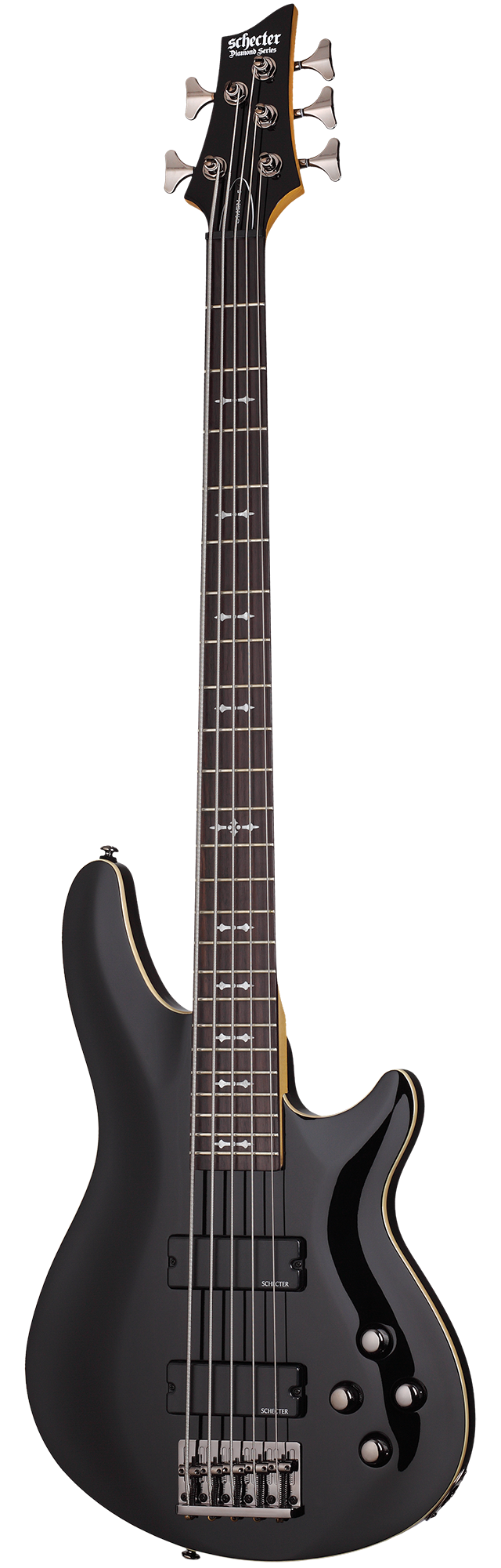 Schecter Omen-5 Bass Guitar Gloss Black – ArtMusicCenterPR